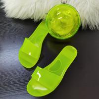 China Flat Heel EVA Female Jelly Slippers ODM Acceptable for sale