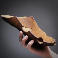 China Retro Style Shock Absorbing Beach Arab Sandals EUR43 For Men for sale