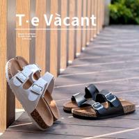 China OEM Outdoor Soft Cork Women Sandals With PVC Sole for sale