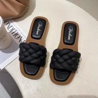 China OEM EUR36 Indoor Outdoor PVC Women Slides Slippers for sale