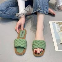 China OEM EUR36 Indoor Outdoor PVC Women Slides Slippers for sale