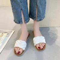 China OEM EUR36 Indoor Outdoor PVC Women Slides Slippers for sale
