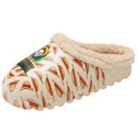 China Custom Comfortable Plush Fur Slippers For Bedroom for sale