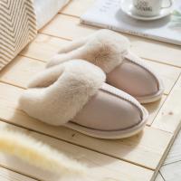 China Flat Heel Indoor Fur Slippers EUR35 - 46 For Women for sale