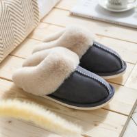 China Flat Heel Indoor Fur Slippers EUR35 - 46 For Women for sale