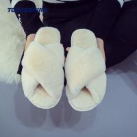 China Fashion Ladies Furry Full Fur Slippers EUR36 - 41 for sale