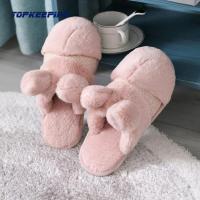 China Indoor Ladies Furry Winter Slippers EUR36 - 41 Optional for sale