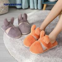 China Indoor Ladies Furry Winter Slippers EUR36 - 41 Optional for sale