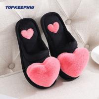 China Ladies Open Heel Plush Furry Bedroom Slippers for sale