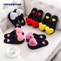 China Ladies Open Heel Plush Furry Bedroom Slippers for sale