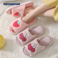 China Multi Color Womens Furry Slippers With Rubber Sole for sale