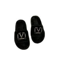 China 1D0029 Lady Wholesale Furry Fashion Fur Fluffy Slipper for sale