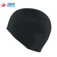 China OEM ODM Waterproof Triathlon Swim Cap 3D Silicone Dome Cap for sale