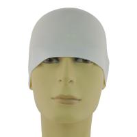 China Waterproof 3D Dome Silicone Triathlon Cap For Adult Swimming Racing for sale