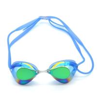 China No Leaking Antifog Ironman Swim Goggles With Interchangeable Nose for sale