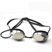 China UV Protected Mirrored Women's Triathlon Goggles Full Silicone Head for sale