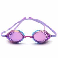 China Adult Waterproof Triathlon Swim Goggles With Mirrored PC Lens for sale