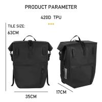 China Ultra Durable High Capacity Multi-functional Bike Rear Bag Pannier Bag Motorcycle for sale