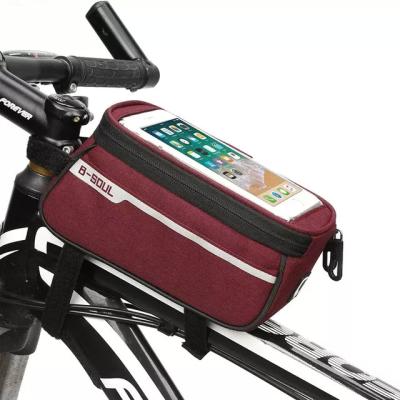 China Rain Proof Saddle Bag with Cell Phone Pocket for sale