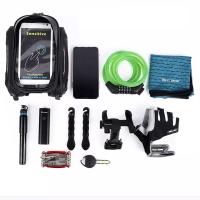 China Big Capacity Waterproof Bike Top Bag, Saddle Bag with Phone Pocket for sale