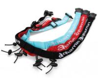 China Marathon Race Number Belt Triathlon Race Gear With Energy Gel Loops for sale