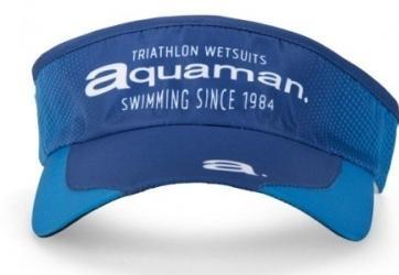 China Adult Running Visor Triathlon Cap Cotton Twill Polyester Mesh Material for sale