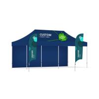 China Triathlon Marathon Custom Advertising Banners Pop Up Tent Shelter for sale