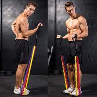 China 1.2M Workout Recovery Equipment Resistance Band Sets With Nylon Sleeve for sale