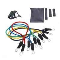 China 11Pcs Workout Recovery Equipment 1.2m Resistance Tubes Exercises for sale