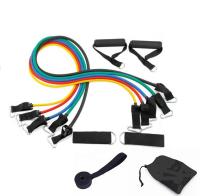 China Latex Tube 1.2m adjustable resistance band set With Workout Handles for sale