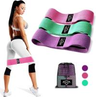 China 66cm 76cm 86cm 3pcs elastic workout straps Gym With Carry Bag for sale