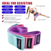 China 66cm 76cm 86cm 3pcs elastic workout straps Gym With Carry Bag for sale