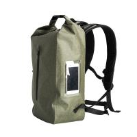 China 2022 Custom Army Green Outdoor Men Laptop Bag Waterproof Bags Travel Camping Hiking Backpack for sale