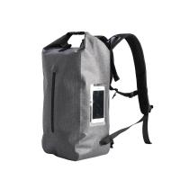 China 25L/30L Triathlon Waterproof Backpack with Net Bag and Transparent Phone Bag for Outdoor Travel Camping Hiking Backpack for sale