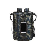 China Camouflage 25L Rain Proof Backpack Outdoor Travel With Phone Case for sale
