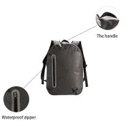 China 20L Dark Grey Waterproof Backpack for Outdoor Sports and Activities for sale