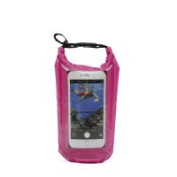 China Thickness 0.23mm 2L 210T PVC Triathlon Dry Bag With Phone Holder for sale