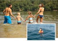 China 109T nylon PVC 0.35mm Waterproof swim float dry bag Customized Logo for sale