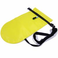 China Green Light Weight 25*60cm Swim Tow Float Dry Bag Eco Friendly PVC for sale