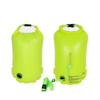 China OEM Light Weight Triathlon Swimming Buoy 25*60cm for Open Water for sale