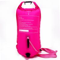 China Safety Swim Buoy Tow Float Inflated Airbag Swimming Flotation Aid for Open Water for sale