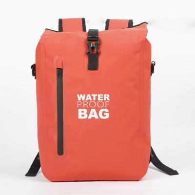 China Custom 20L Waterproof Dry Bag Backpack For Fishing Hiking Floating for sale