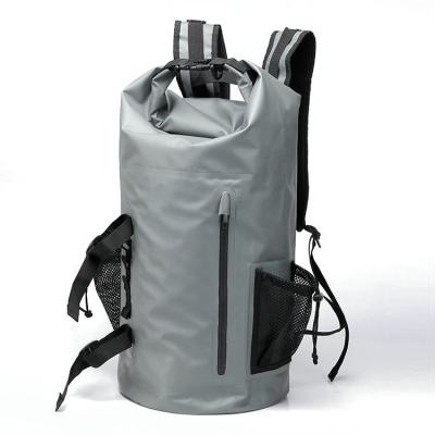 China Foldable PVC Ironman Transition Backpack Waterproof Dia 25*66cm 25L for sale