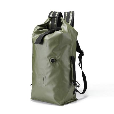 China OEM Outdoor Camping Dry Bag Waterproof PVC 30L 60L 80L dry bag of Travel Hiking Backpack Dry Bag for sale
