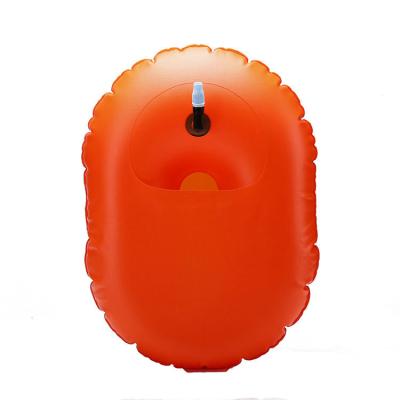 China Custom color Inflatable PVC Swimming Tow Float Survival Outdoor Ocean Pack swim buoy Waterproof Dry Bag for sale