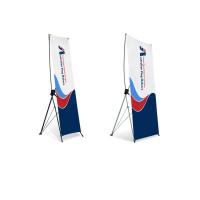 China Vinyl Mesh Fabric PVC Custom Advertising Banners Roll Up Stand for sale