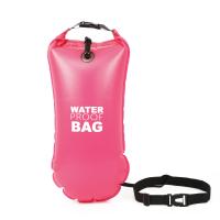 China Safety 190T Nylon PVC Tow Float Dry Bag For Open Water Triathletes for sale