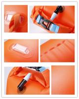 China Outdoor Sail pull Inflatable floating dry bag,Open Water Swimming Swim Buoy for sale