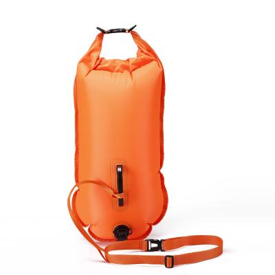 China Waterproof Inflatable Triathlon Swimming Buoy Customizable Logo for sale