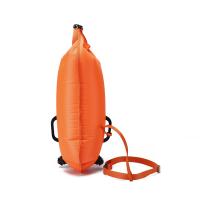 China Waterproof Inflatable Triathlon Swimming Buoy Customizable Logo for sale